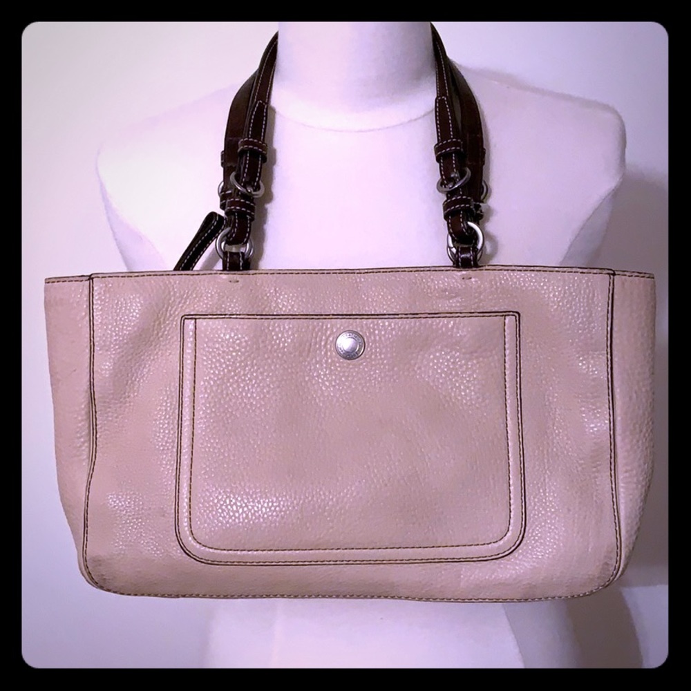 Coach Purse Tan Leather - Gem